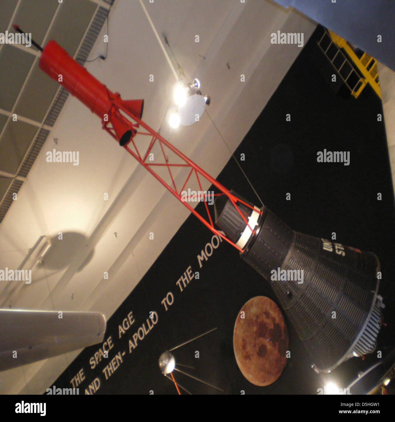 The H58 Mercury Spacecraft mock-up is a replica of the original ...