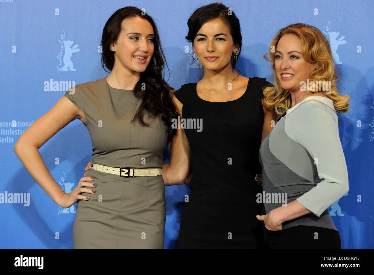 US actresses Anna Anissimova (L-R), Camilla Belle and Virginia Madsen ...