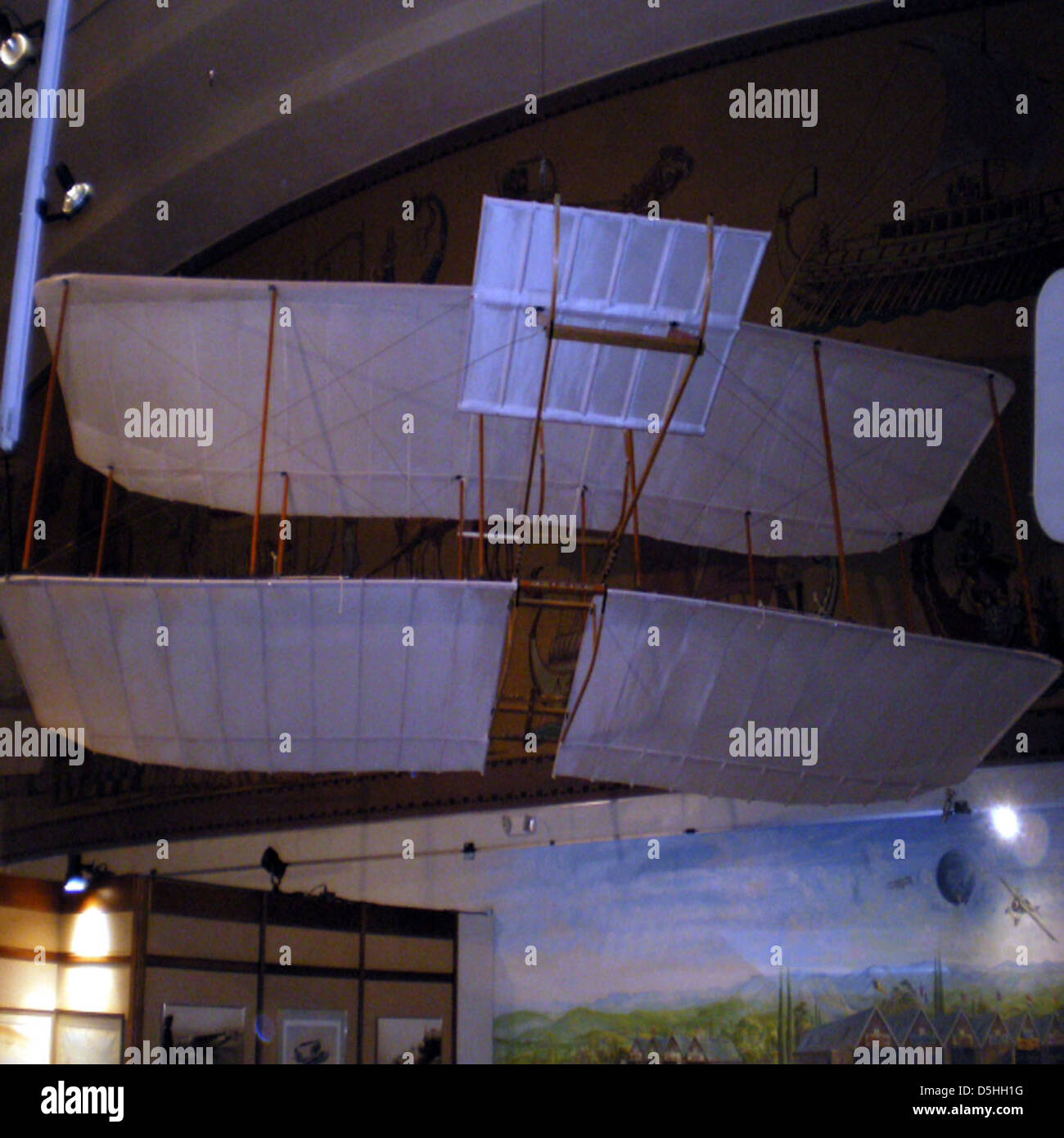 This reproduction of the Wright 1901 glider, displayed at Balboa Park, pays tribute to the early ...