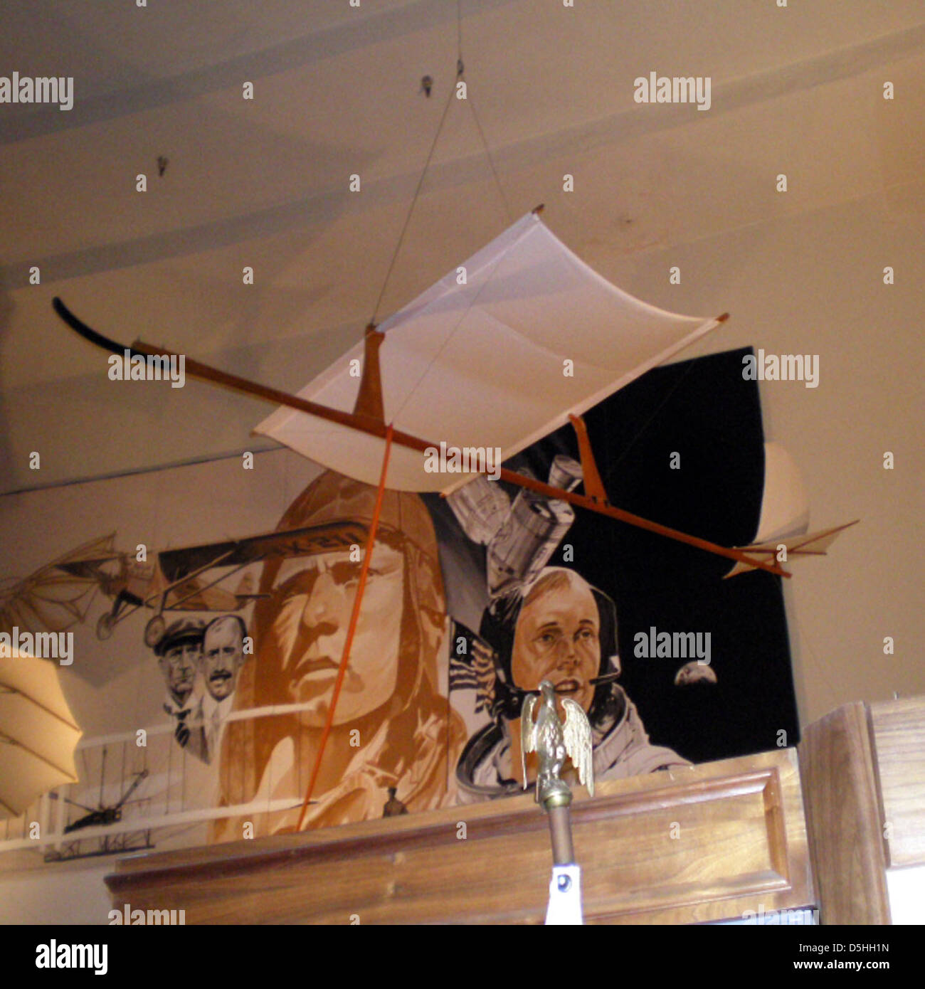 The B9 Cayley Glider reproduction, displayed at Balboa Park, showcases ...