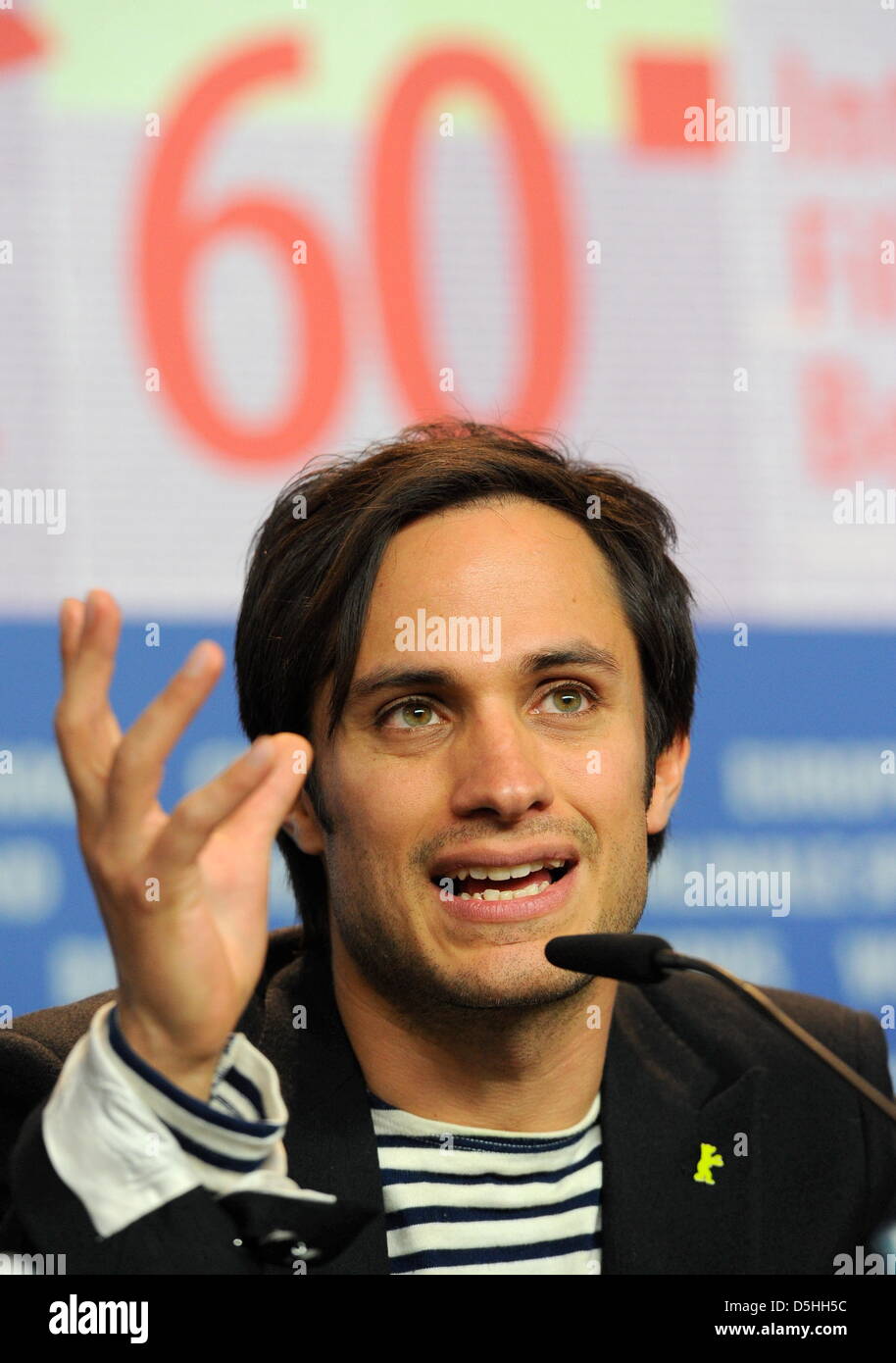 Mexican actor Gael Garcia Bernal attends the press conference of the ...