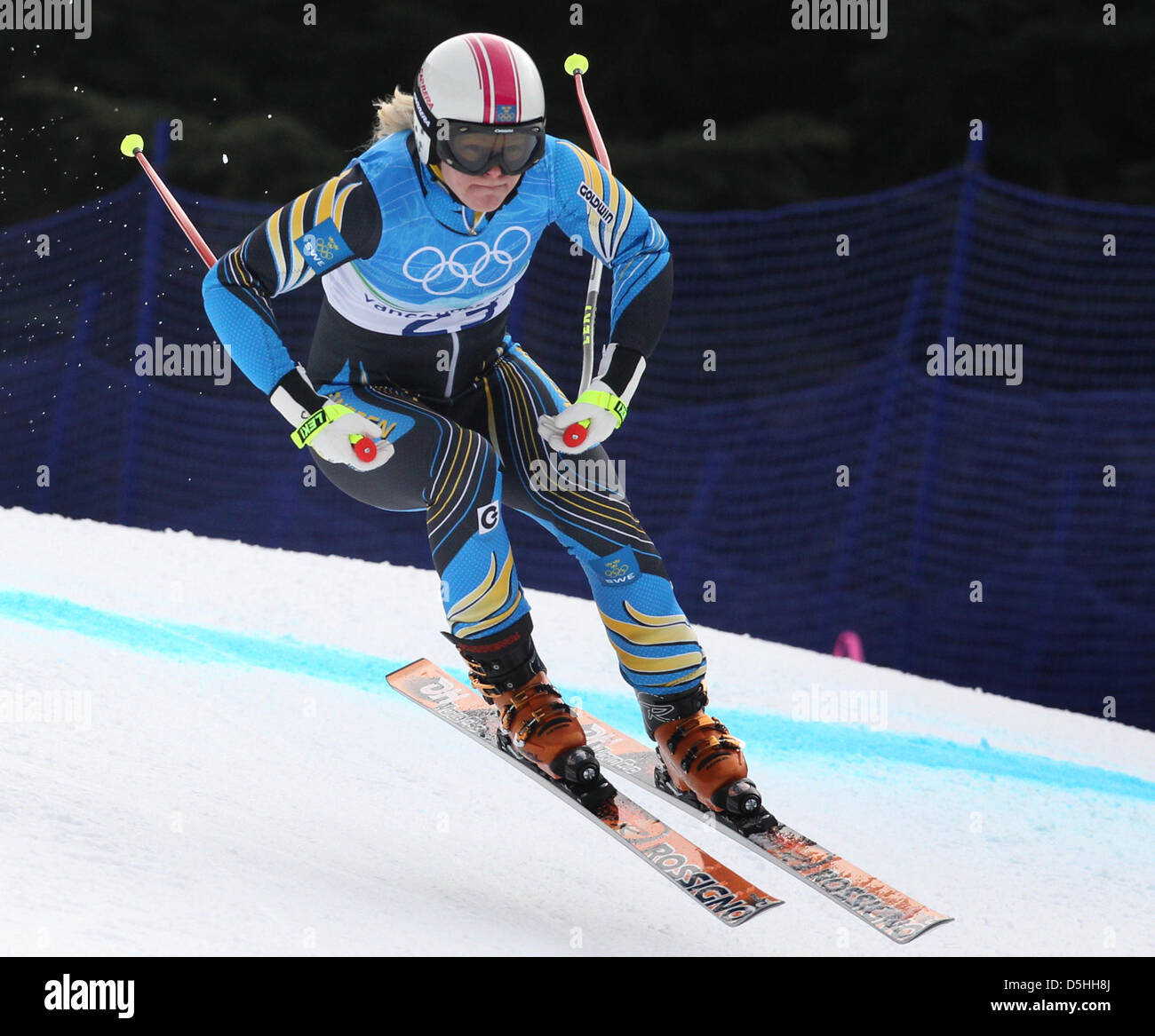Jessica Lindell-Vikarby of Sweden in action during the second run of of ...