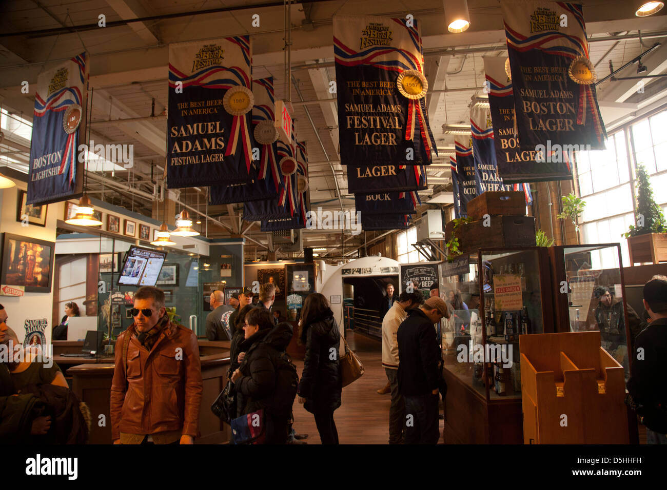 Samuel Adams beer tour Stock Photo - Alamy