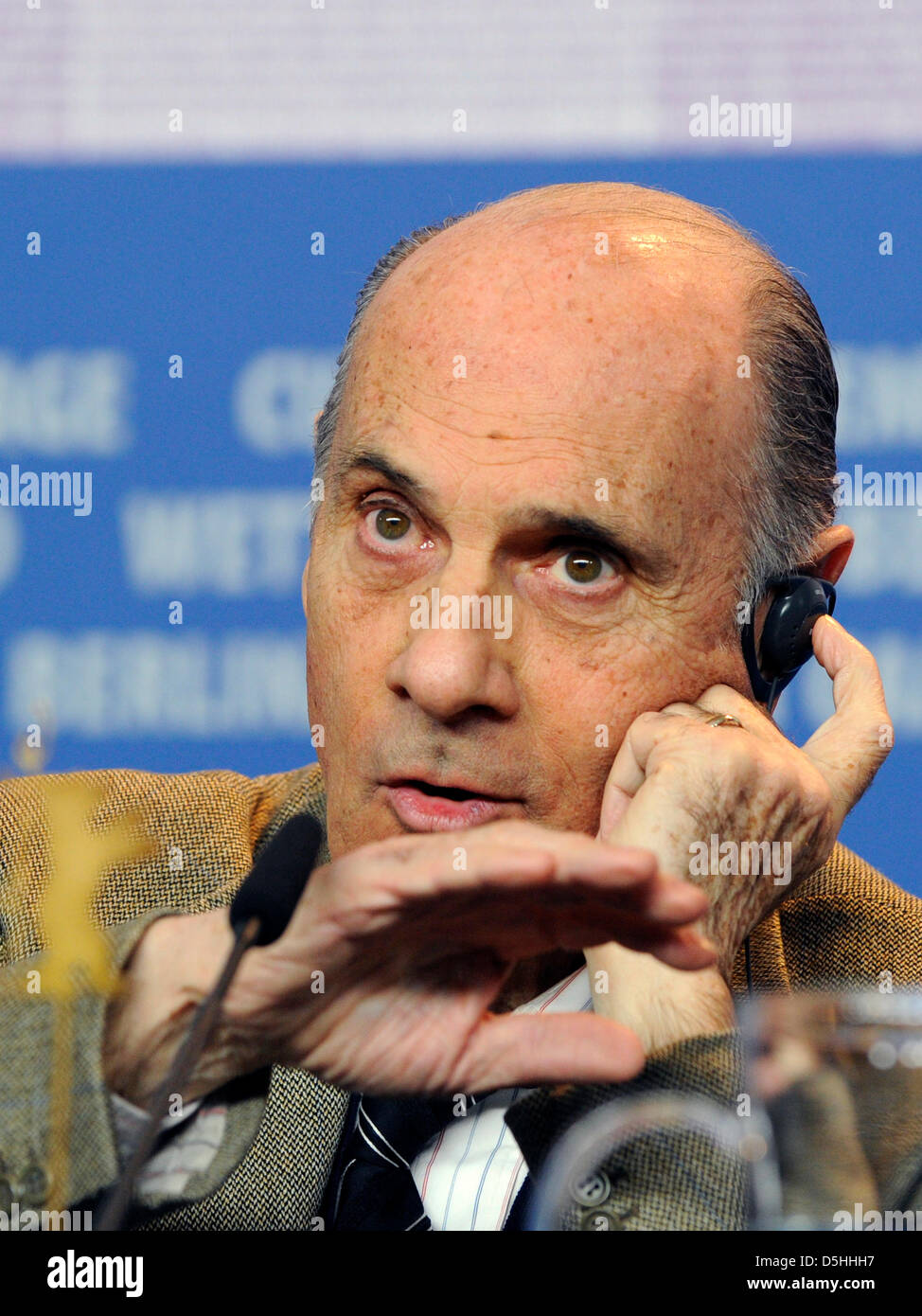 French actor Guy Marchand attends the press conference on the film ...