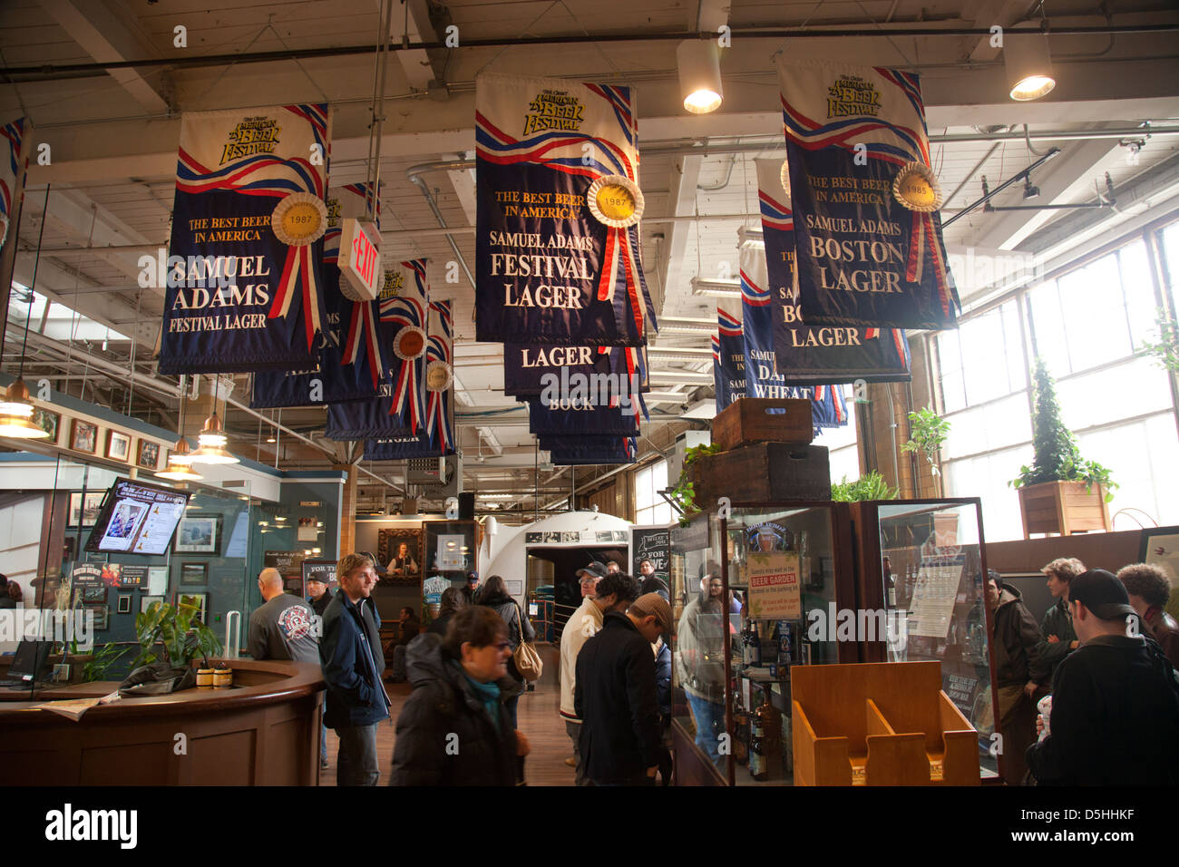 Samuel Adams beer tour Stock Photo - Alamy