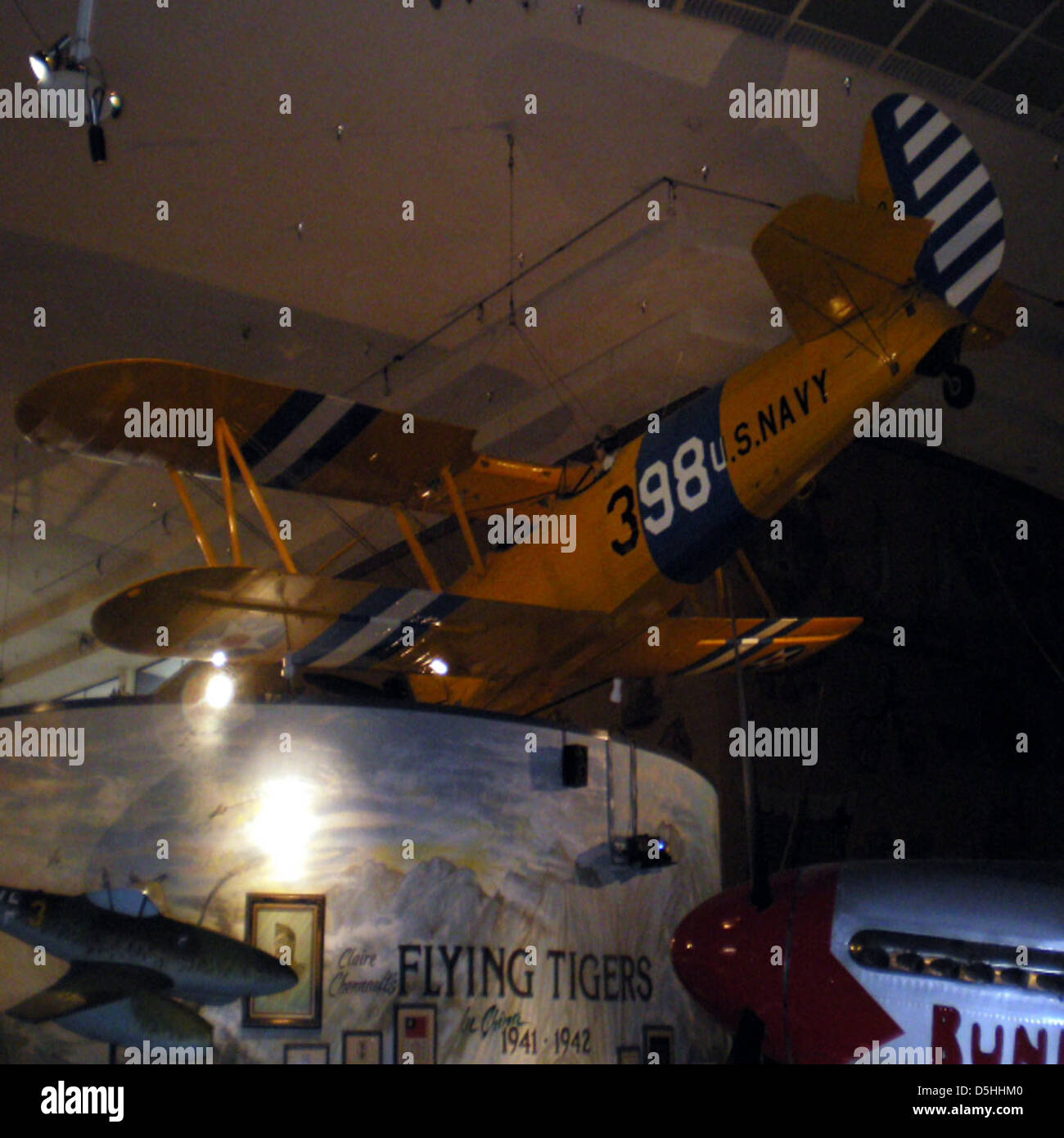 The Stearman N2S-3 Kaydet, a prominent biplane trainer from the 1940s ...