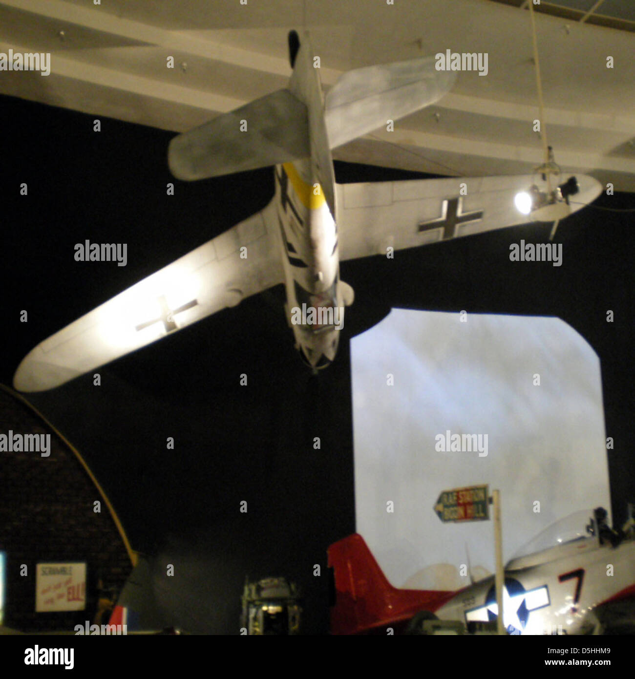 The Bf-109G, a German fighter aircraft from World War II, is one of the ...