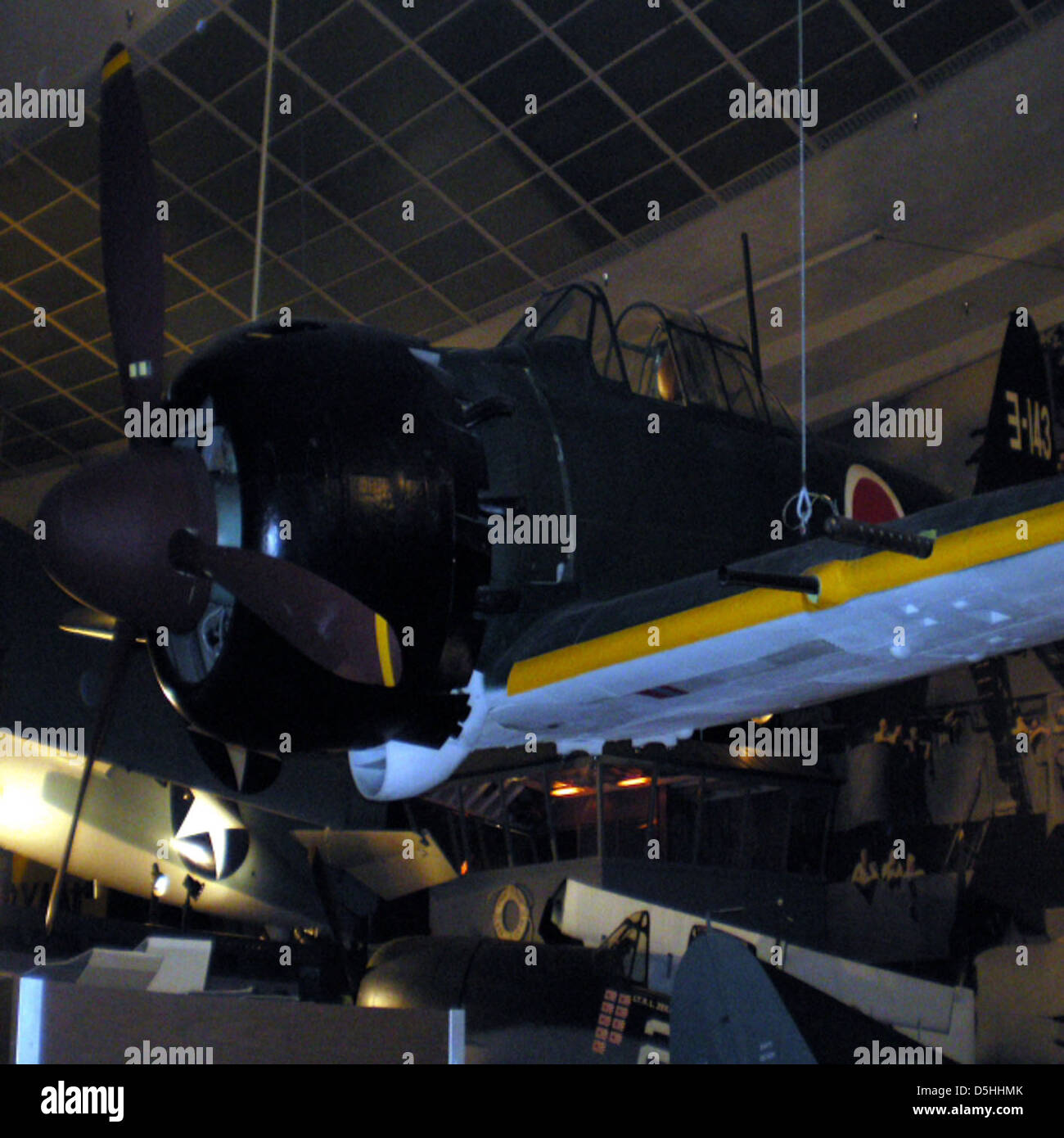 The Mitsubishi A6M7 Zero-sen, a Japanese fighter aircraft used during ...