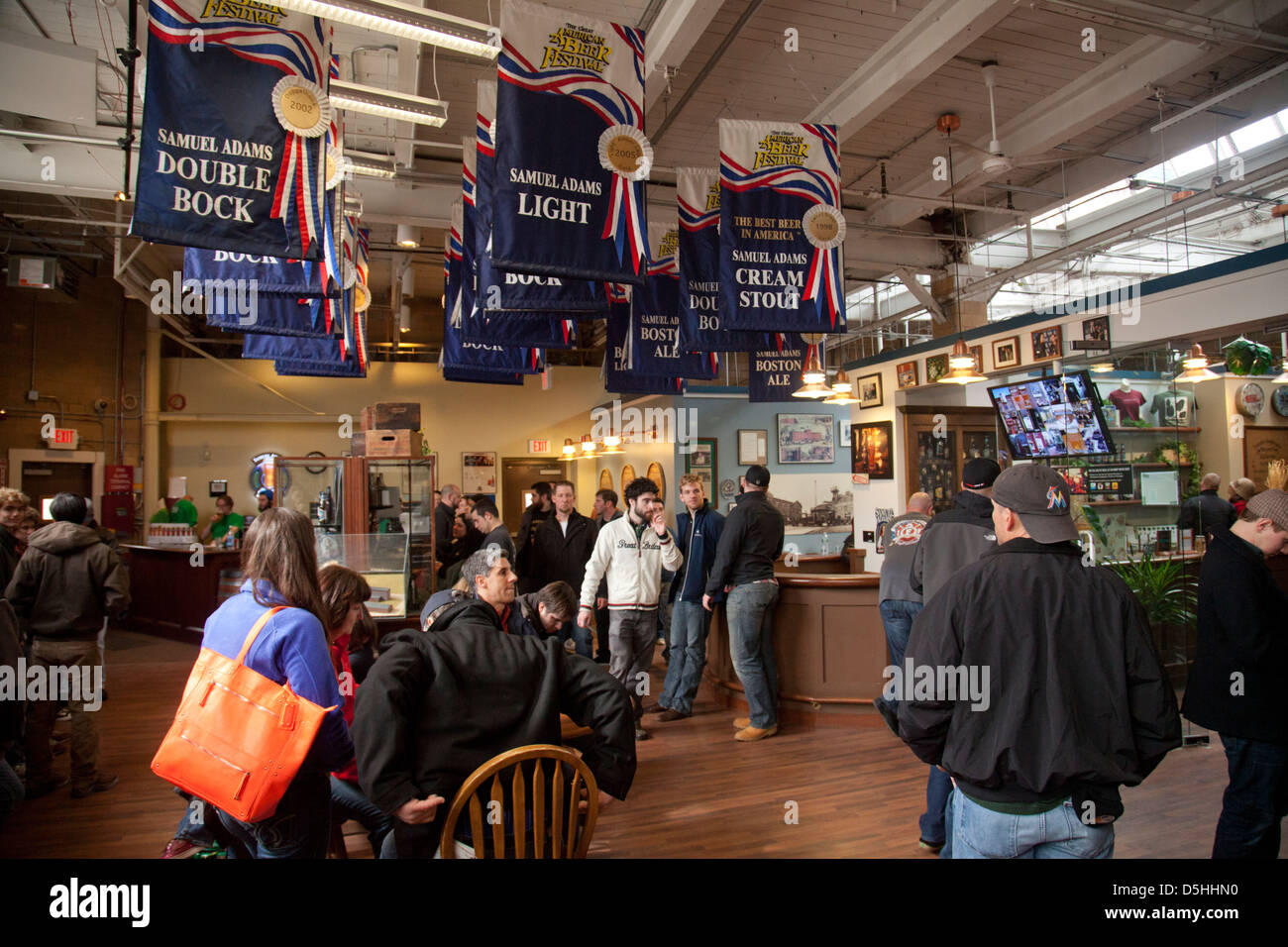 Samuel Adams beer tour Stock Photo - Alamy