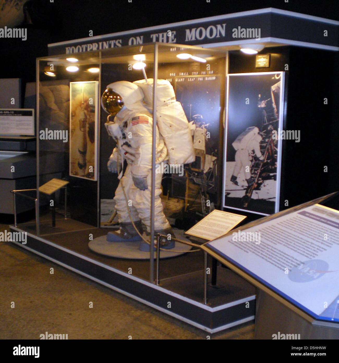 The Moonsuit, displayed at the San Diego Air and Space Museum in Balboa ...