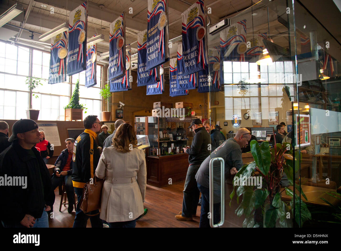 Samuel Adams beer tour Stock Photo - Alamy