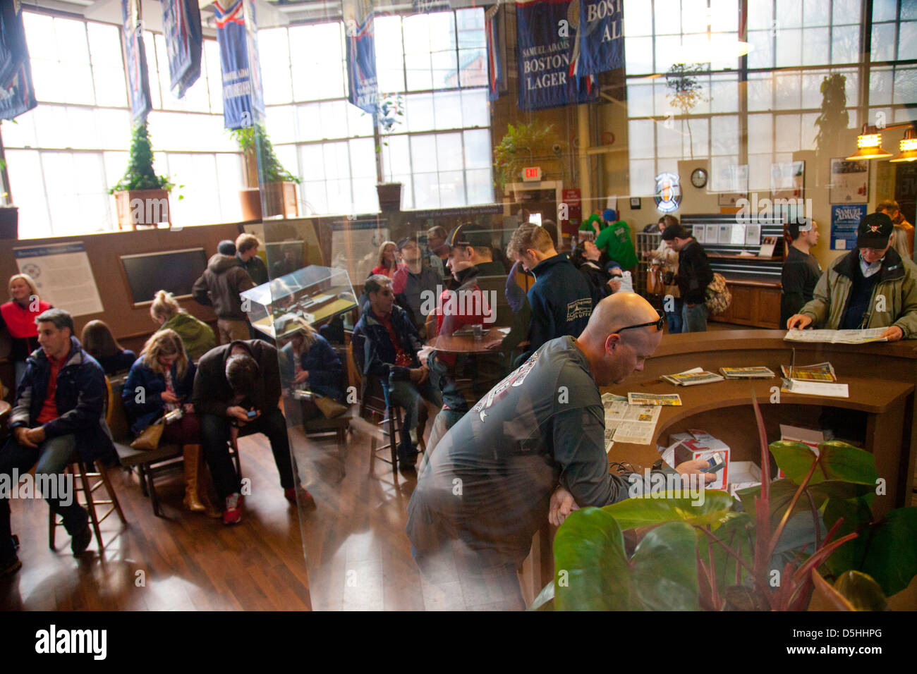 Samuel Adams beer tour Stock Photo - Alamy