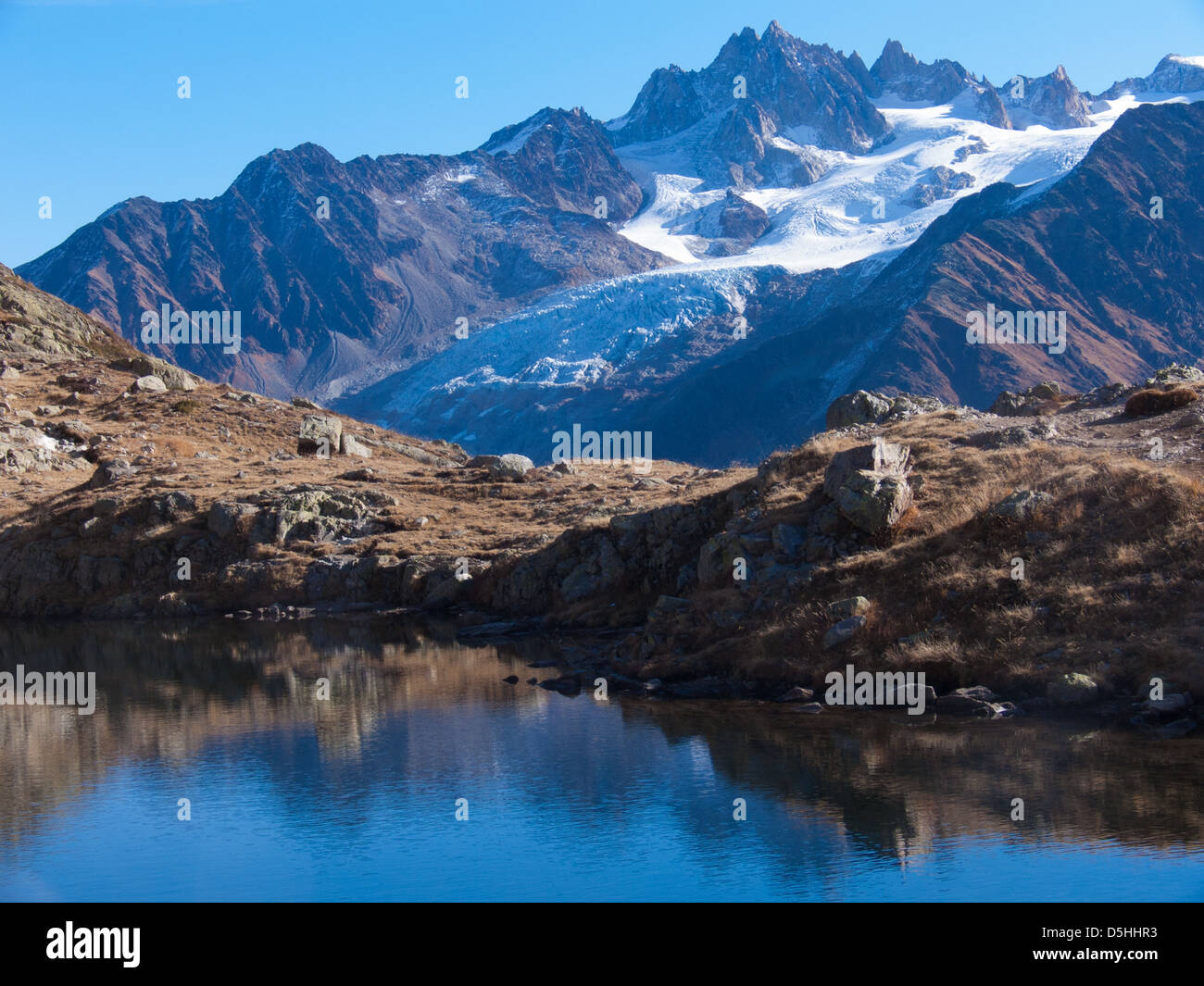 lac des cheserys , col des montets, chamonix, haute savoie, FRANCE ...