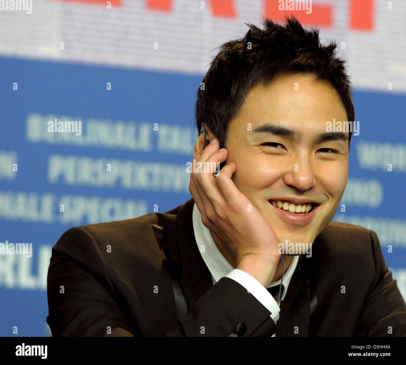 Actor Ching Tien Juan attends the press conference of the Taiwanese ...