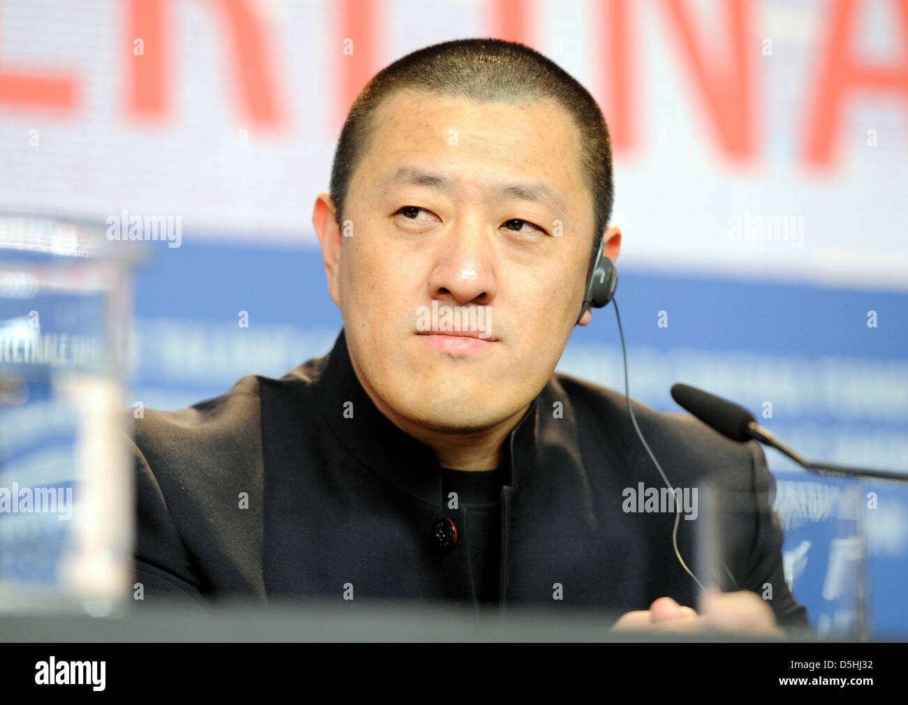 Director Ding Sheng attends the press conference for the film 'Little ...