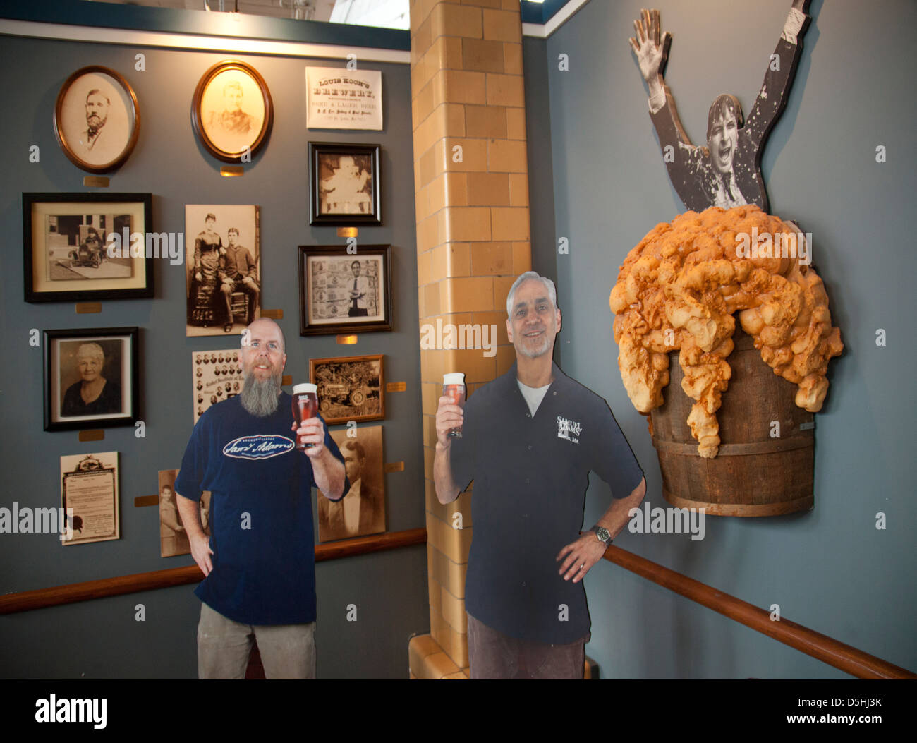 Samuel Adams beer tour Stock Photo - Alamy