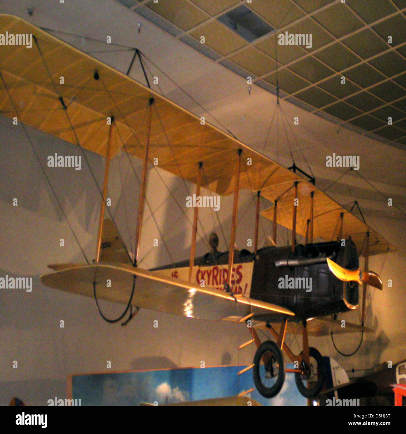 The Lincoln-Standard J-1 from 1918, an early biplane model, part of ...