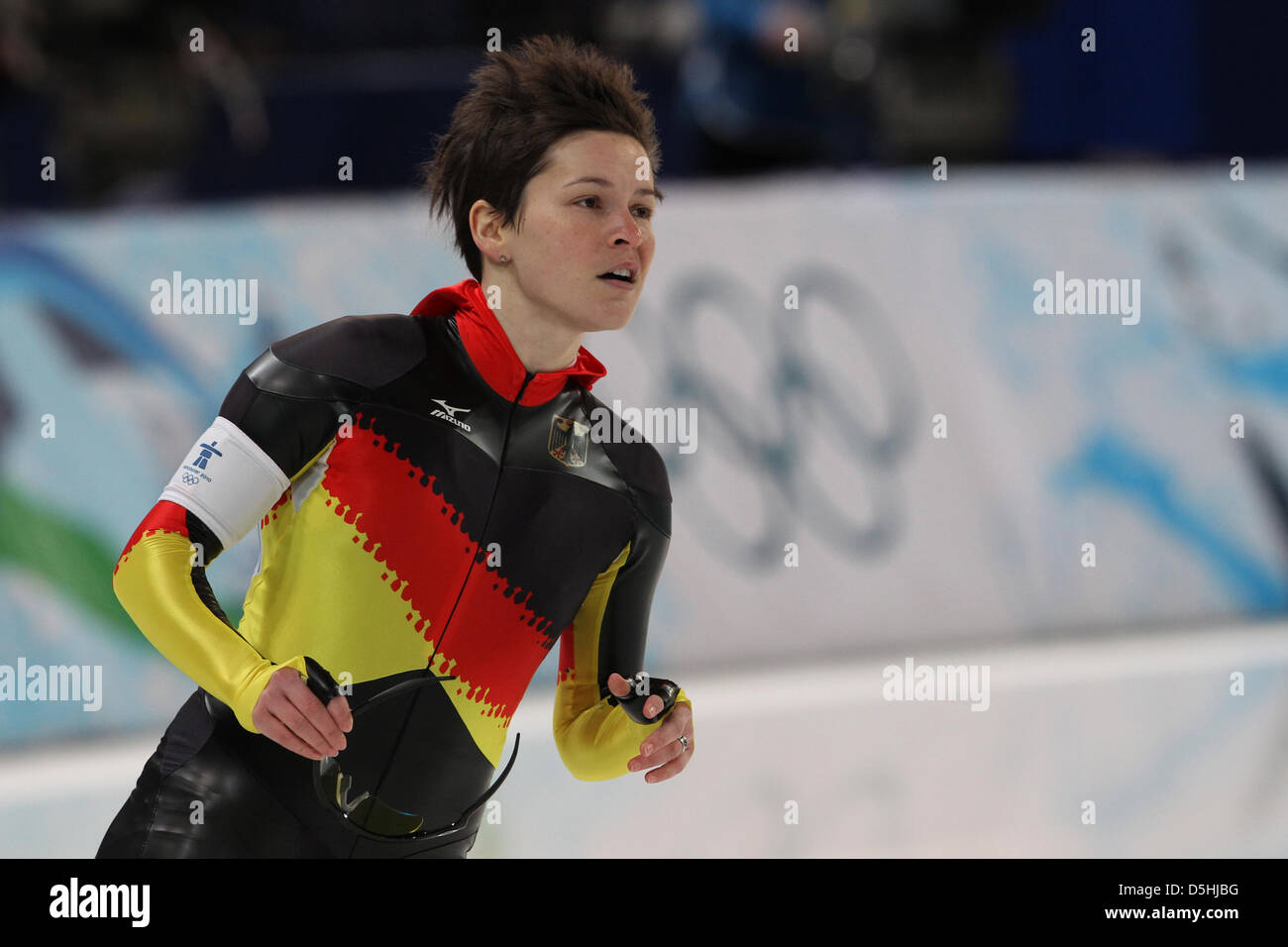 Judith Hesse of Germany in action during the Women's 500 m Speed ...