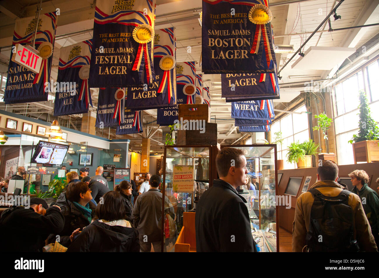 Samuel Adams beer tour Stock Photo - Alamy