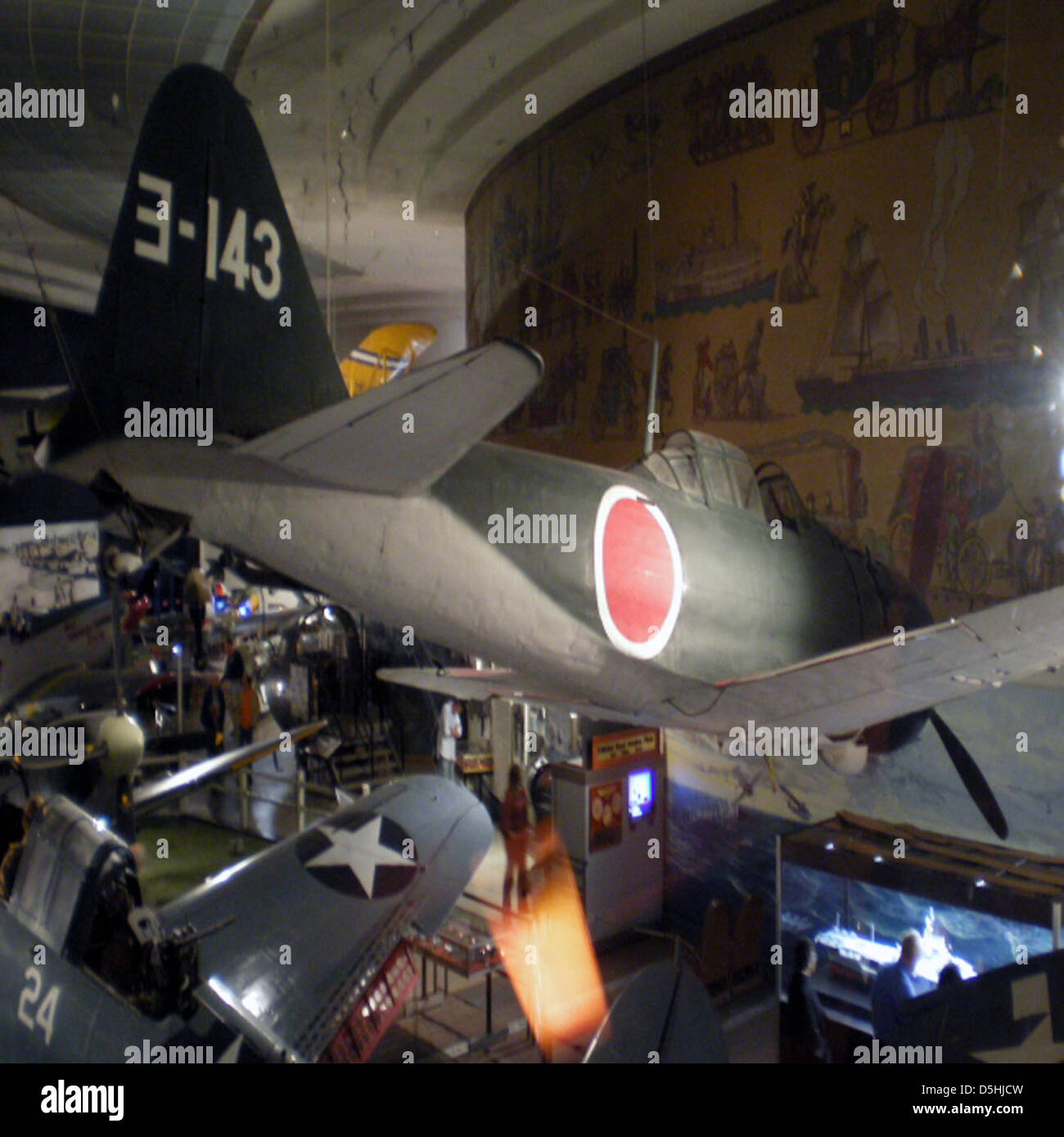 The Mitsubishi A6M7 Zero-sen, a Japanese WWII fighter, is part of the ...