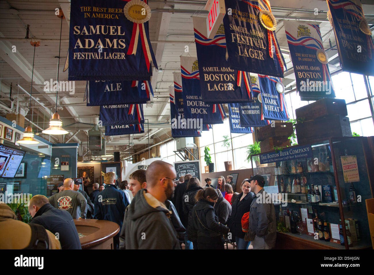 Samuel Adams beer tour Stock Photo - Alamy