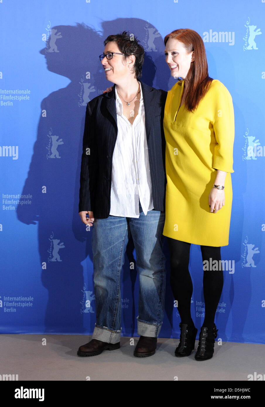US director Lisa Cholodenko (L) and US actress Julianne Moore attend ...