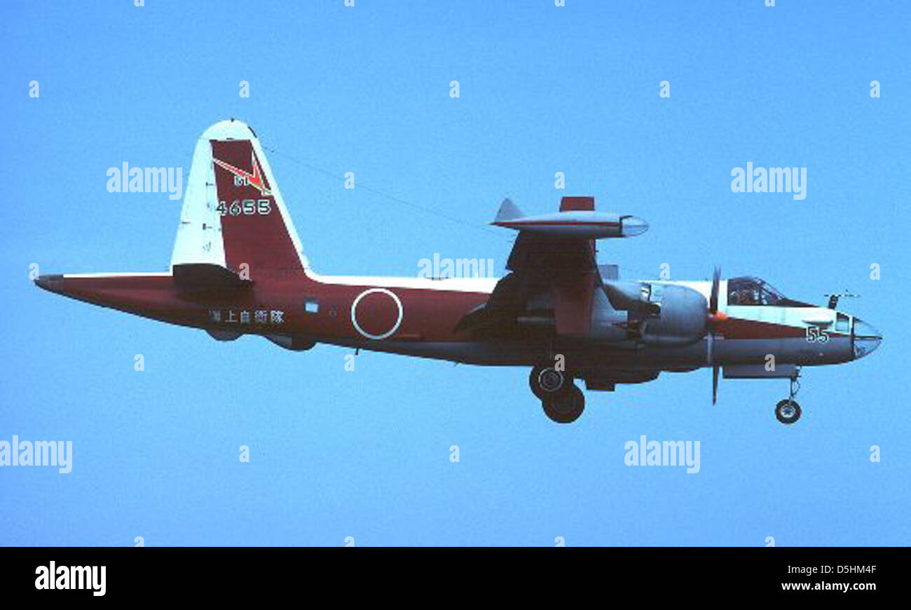 The JMSDF P-2J is a Japanese maritime patrol aircraft used by the Japan ...
