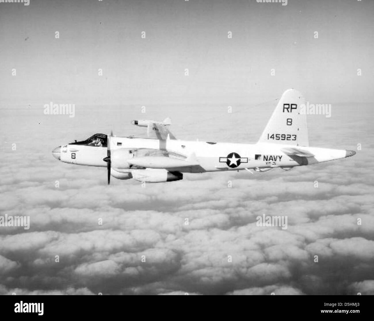 This photograph depicts VP-31, a U.S. Navy Patrol Squadron, in flight ...