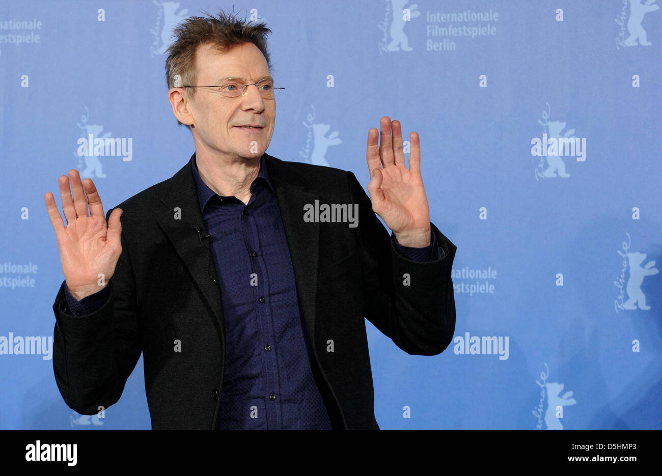 Danish actor Jesper Christensen attends the photocall of the film 'A ...