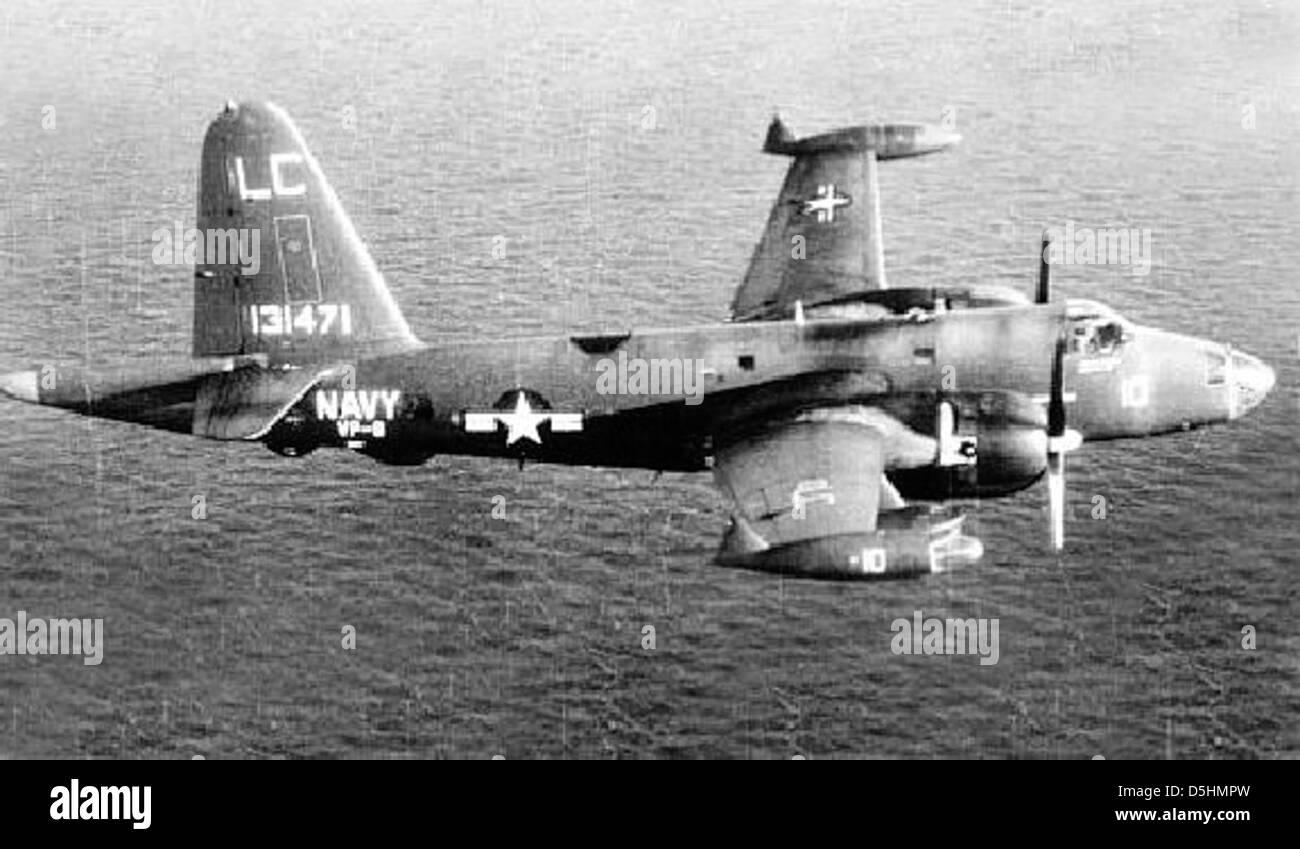 The P2V-5F, a variant of the Lockheed P2V Neptune, was used by VP-8 for ...