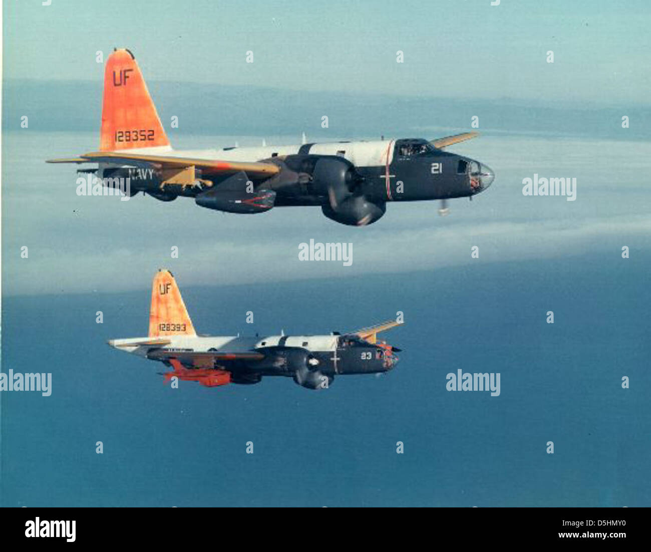 The VU-3 squadron formation represents a specialized naval aviation ...