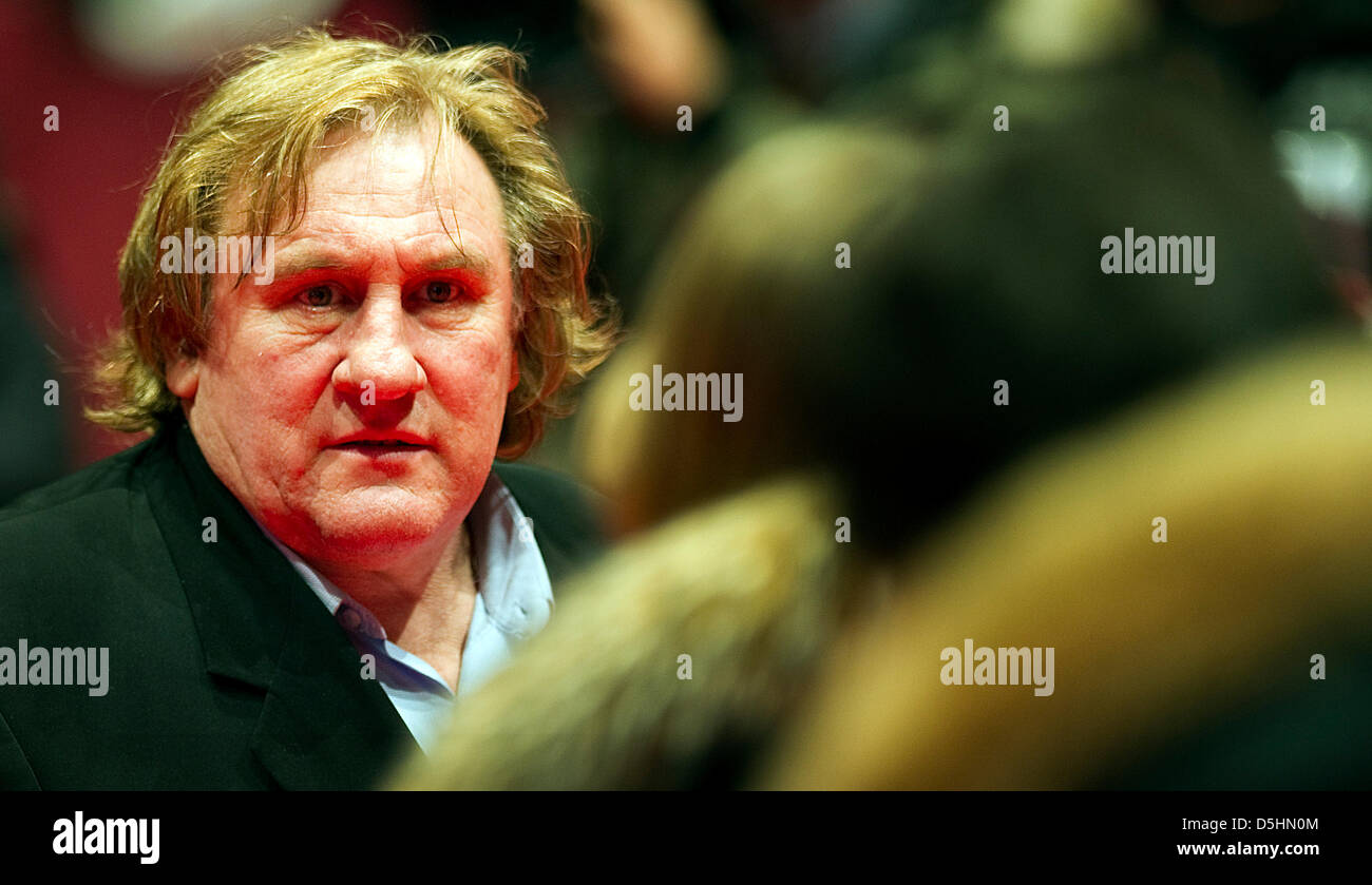 French actor Gerard Depardieu arrives for the premiere of the film ...