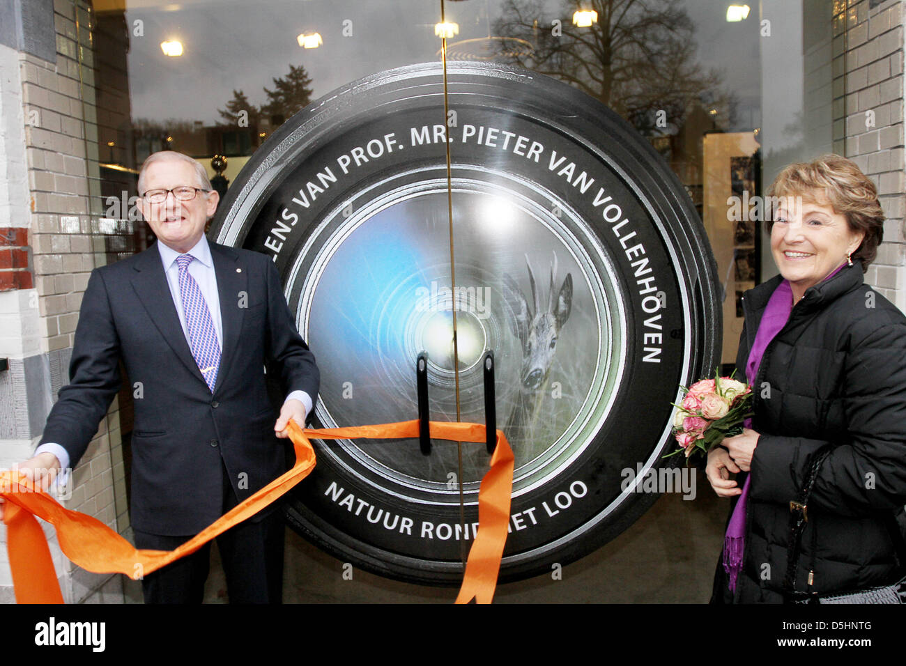 Pieter van Vollenhoven (L) and his wife Princess Magriet of the ...
