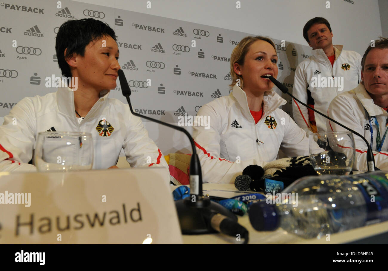 Women's 12,5 km mass start Biathlon gold medal winner Magdalena Neuner ...