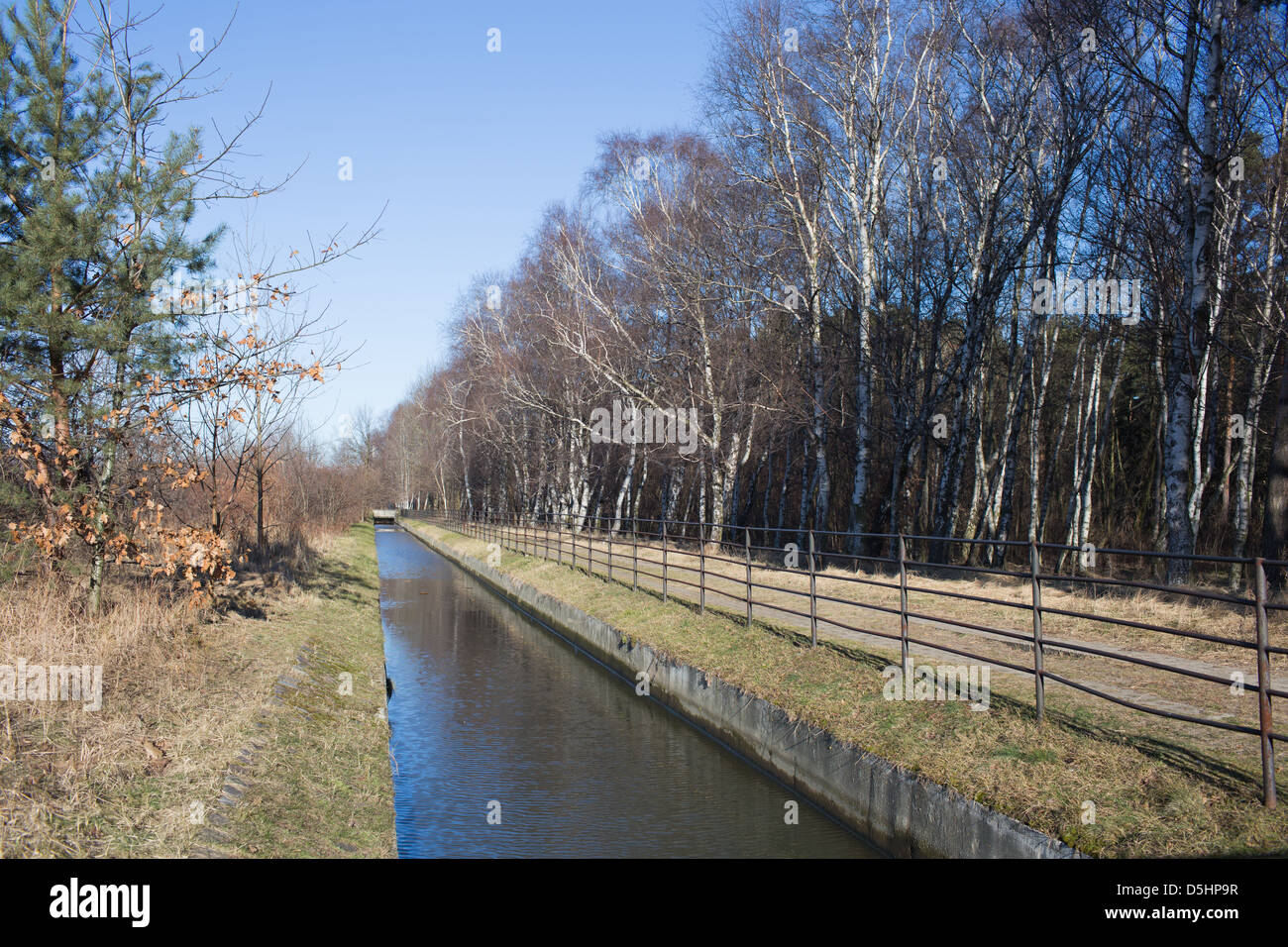 Nice view on park in spring time Stock Photo - Alamy