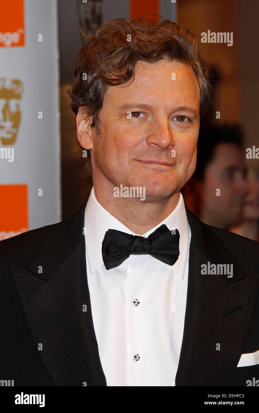 British actor Colin Firth arrives for the 2010 Orange British Academy ...