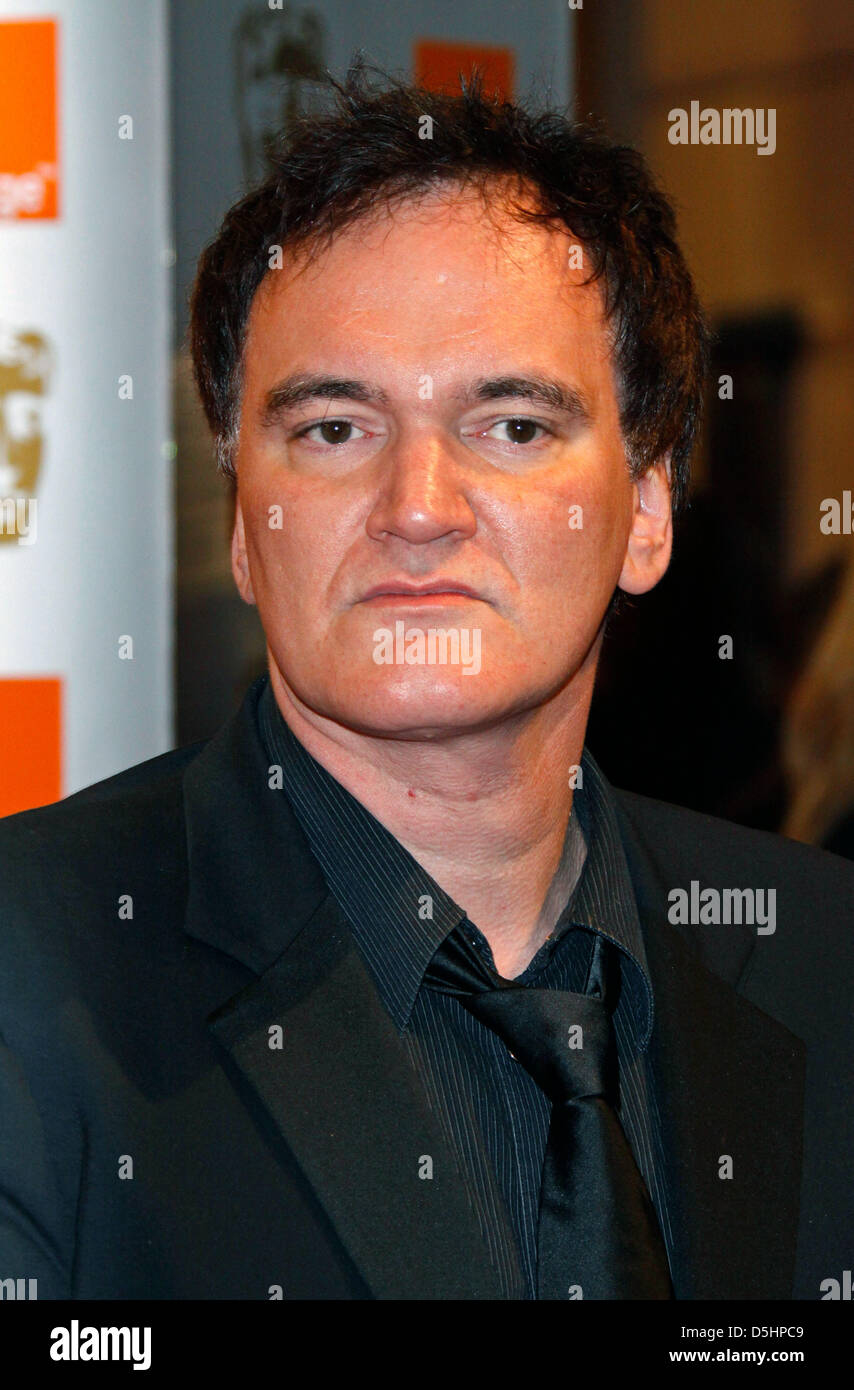 US director Quentin Tarantino arrives for the 2010 Orange British ...