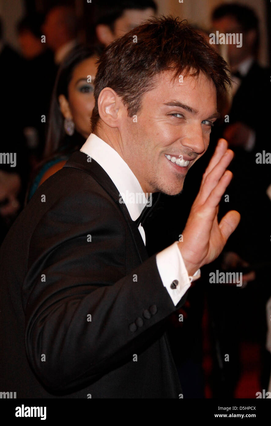 Irish actor Jonathan Rhys Meyers arrives for the 2010 Orange British ...