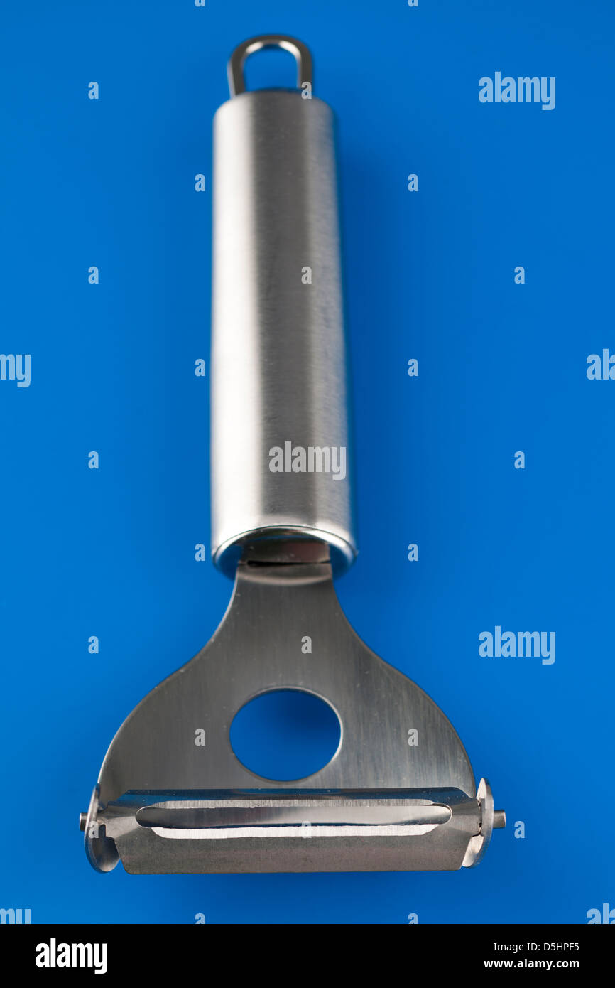 Stainless steel vegetable peeler Stock Photo - Alamy