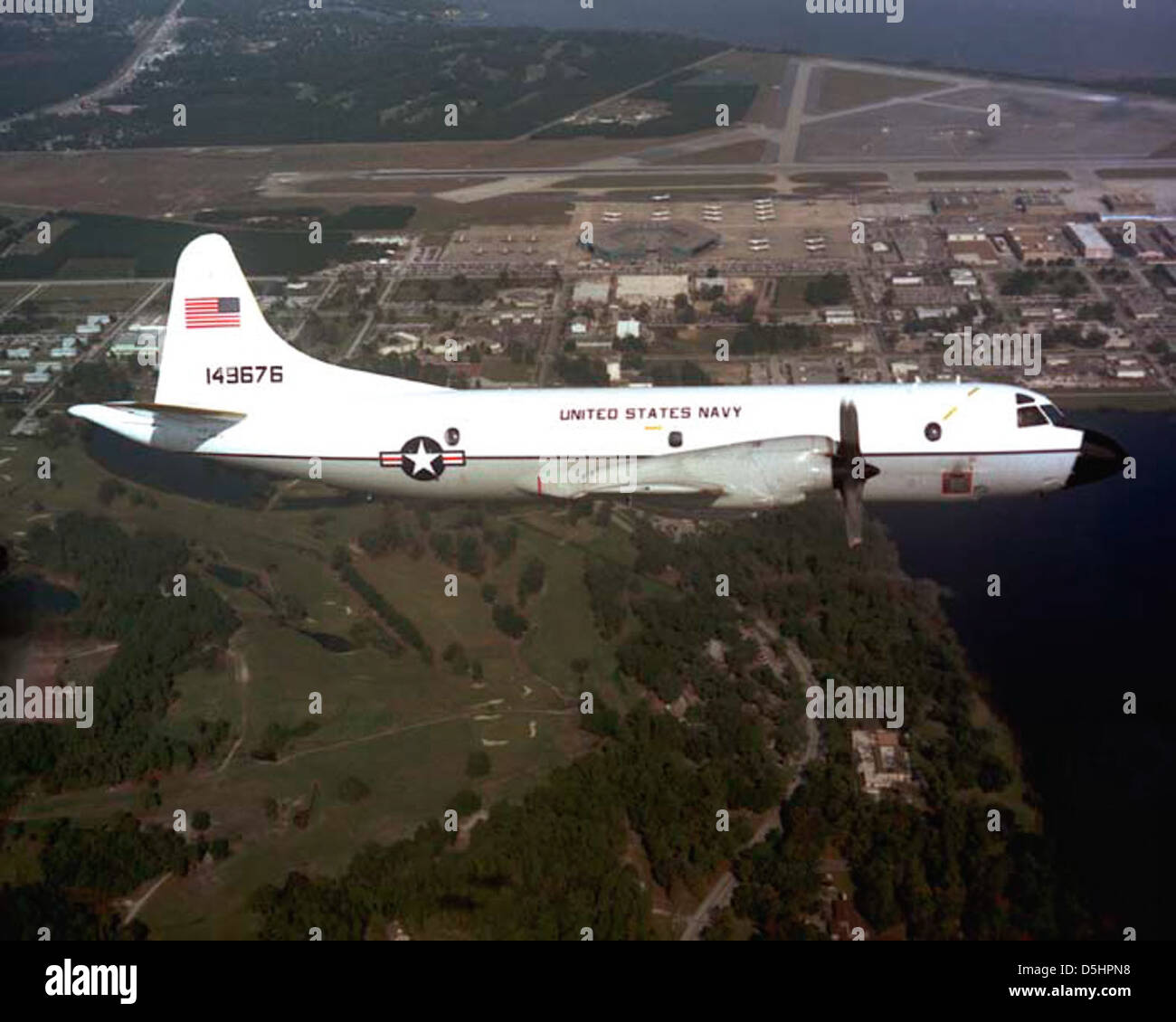 The Lockheed P-3 Orion, operated by the U.S. Navy, is shown here in ...