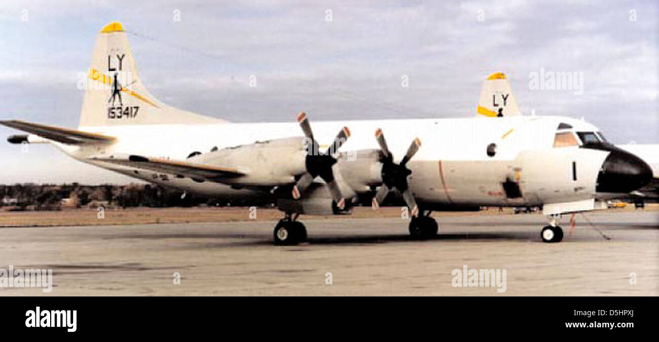 The VP-92 P-3B Orion, used by the U.S. Navy, is a maritime patrol ...