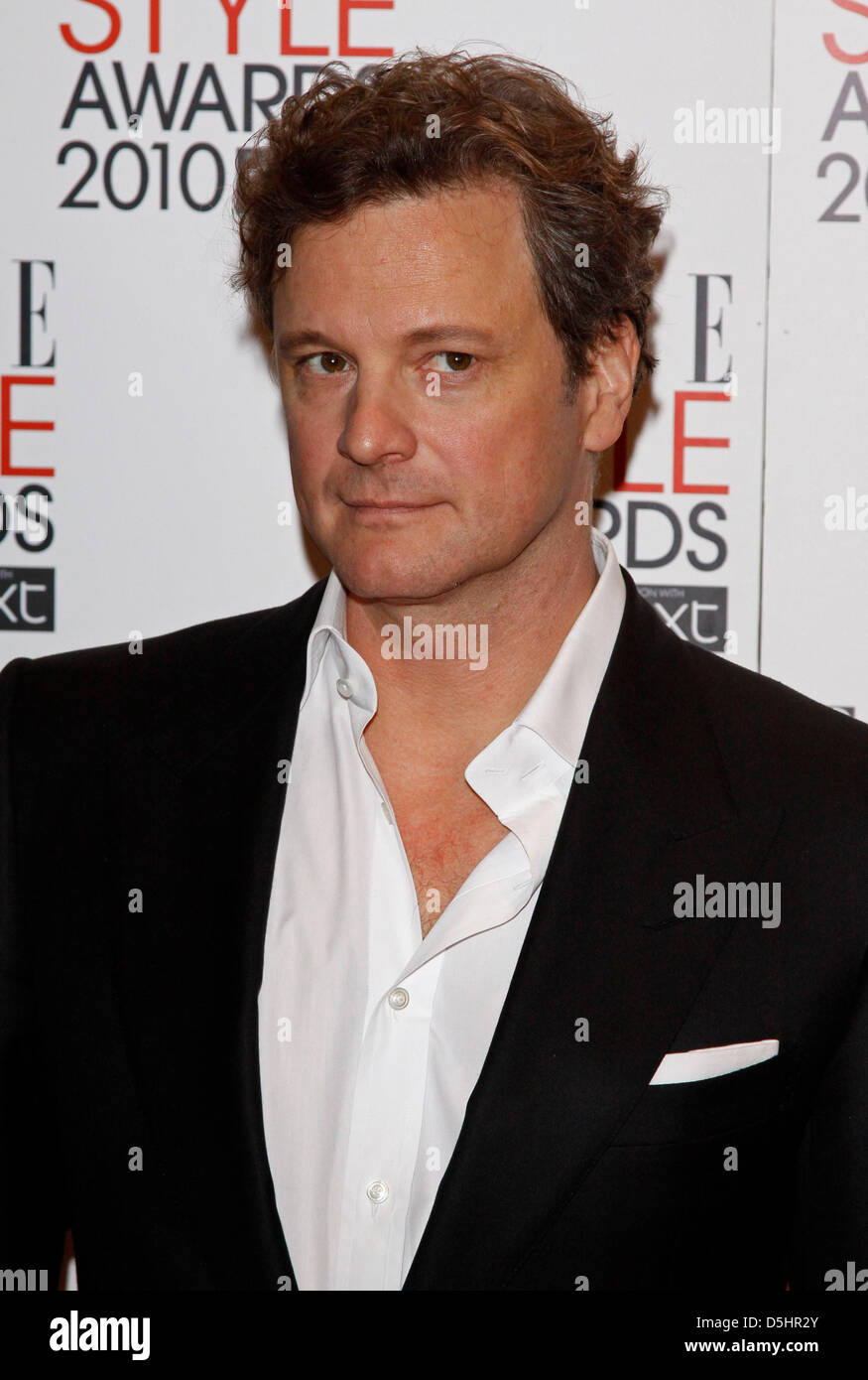 British actor Colin Firth arrives at the 2010 ELLE Style Awards at the ...