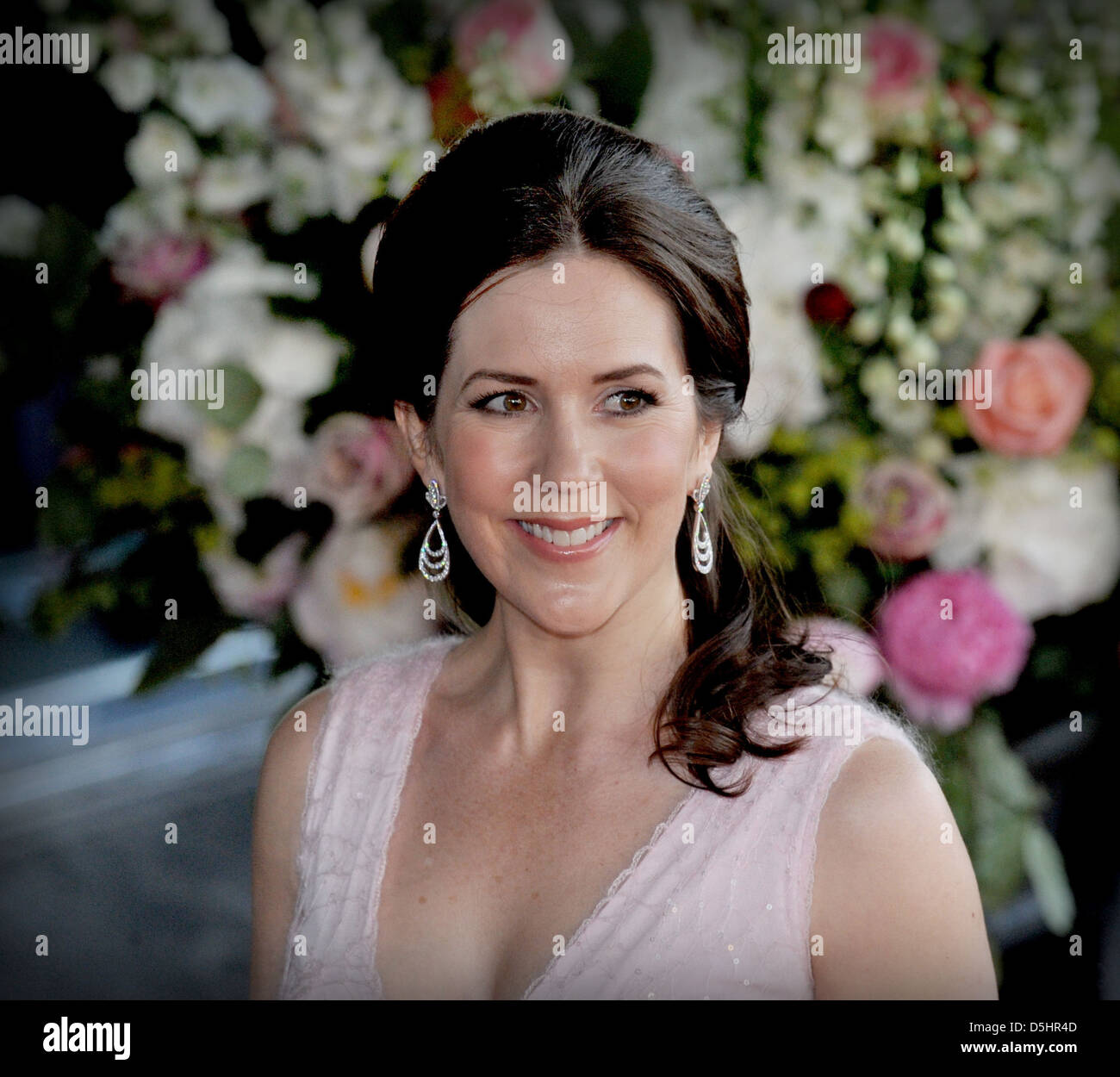 Princess Mary attending the concert for the 40th birthday of the ...