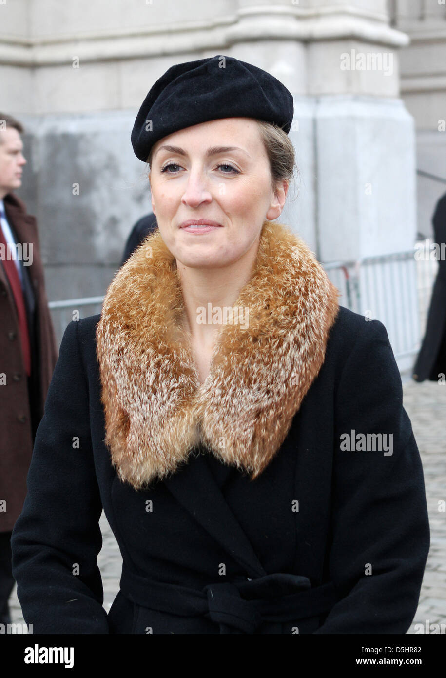 Princess claire belgium arrives special hi-res stock photography and ...