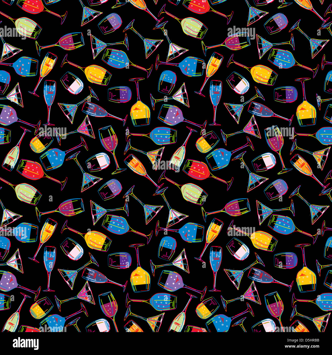 Wallpaper design for parties, seamless pattern Stock Photo - Alamy