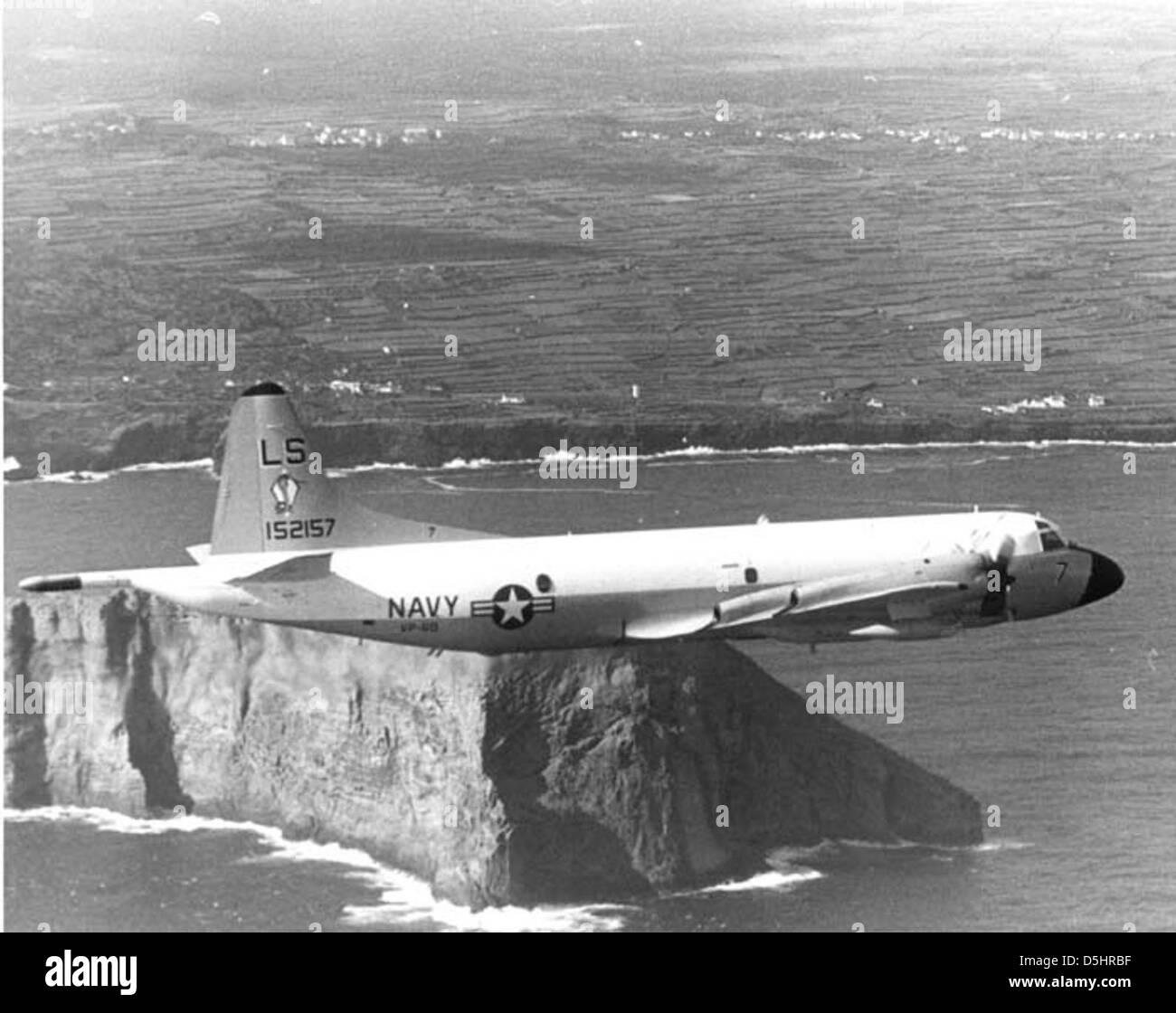 This image depicts the Lockheed P-3A Orion, used by VP-60 Squadron. The ...