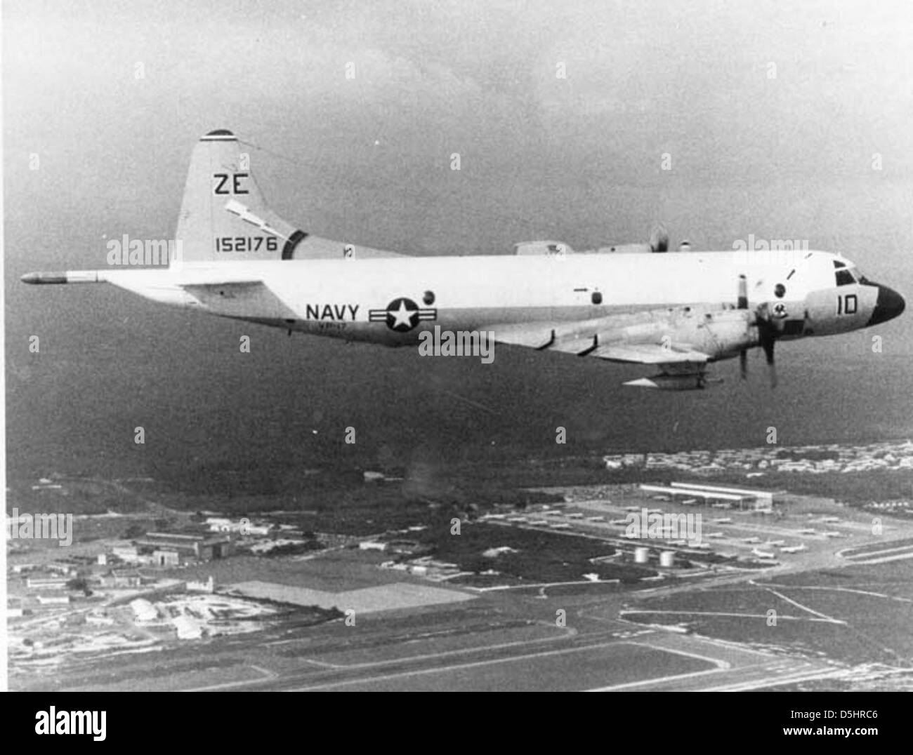 The VP-17 Lockheed Orion in-flight captures the aircraft during a ...