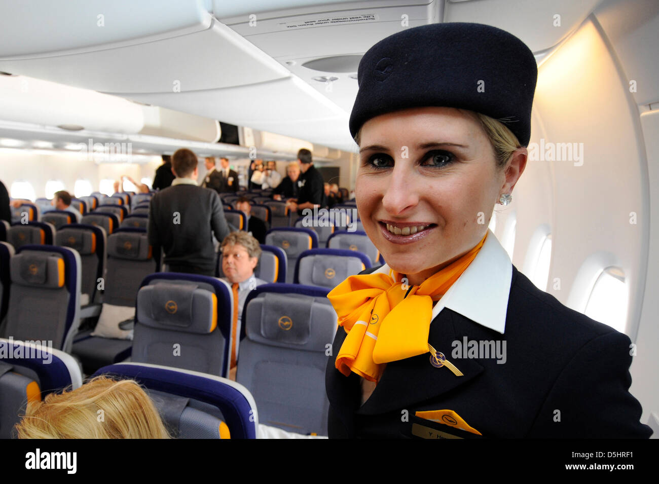 Lufthansa stewardess hi-res stock photography and images - Alamy