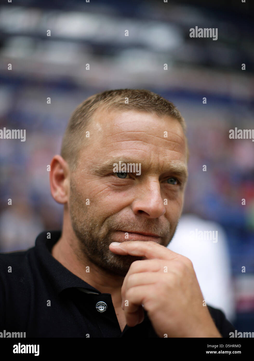 Thomas Haessler, the technique coach of FC Cologne, gestures during a ...