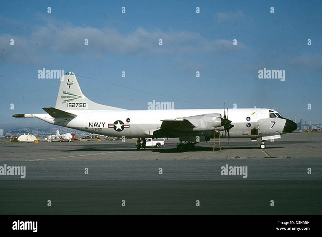 The Lockheed P-3 Orion, used by VP-62, was a long-range maritime patrol ...